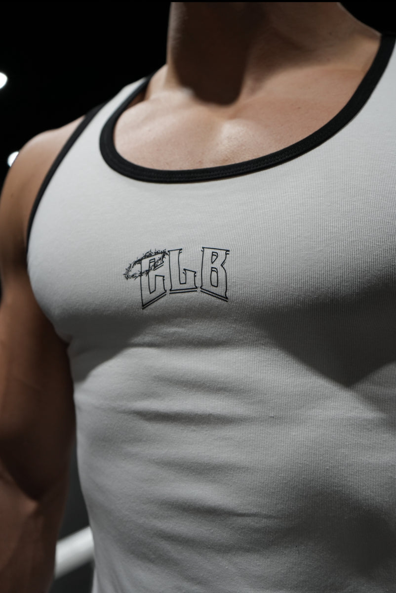 White Anabolic CLB Tank – Certified Lifters Brand